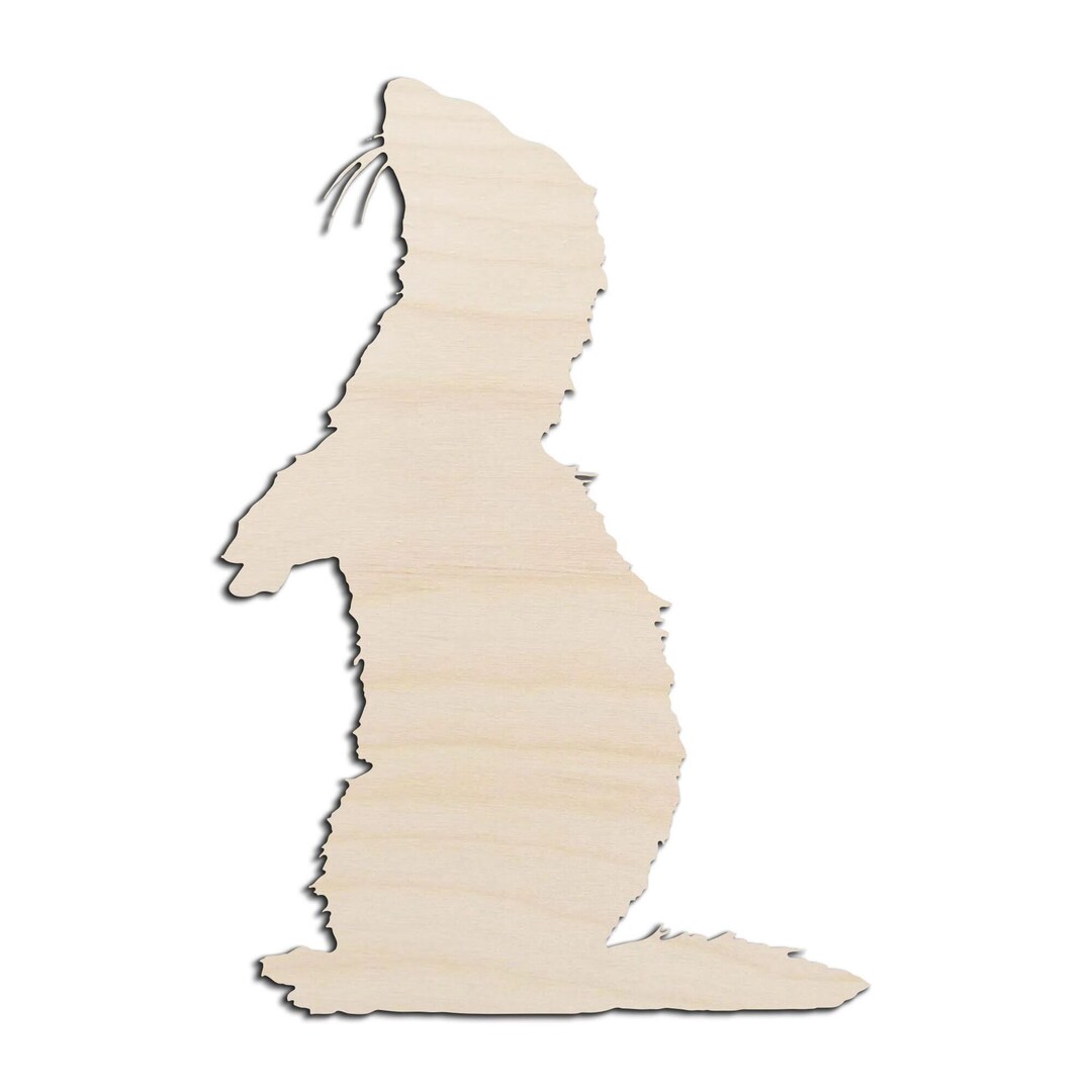 Ferret #2 Laser Cut Out Unfinished Wood Shape Craft Supply - Etsy