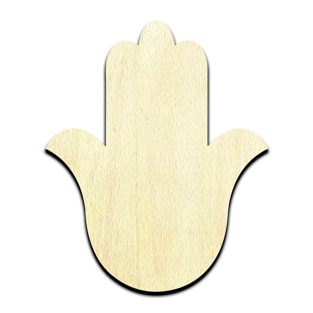Hamsa Hand 1 Laser Cut Out Unfinished Wood Shape Craft Supply - Etsy