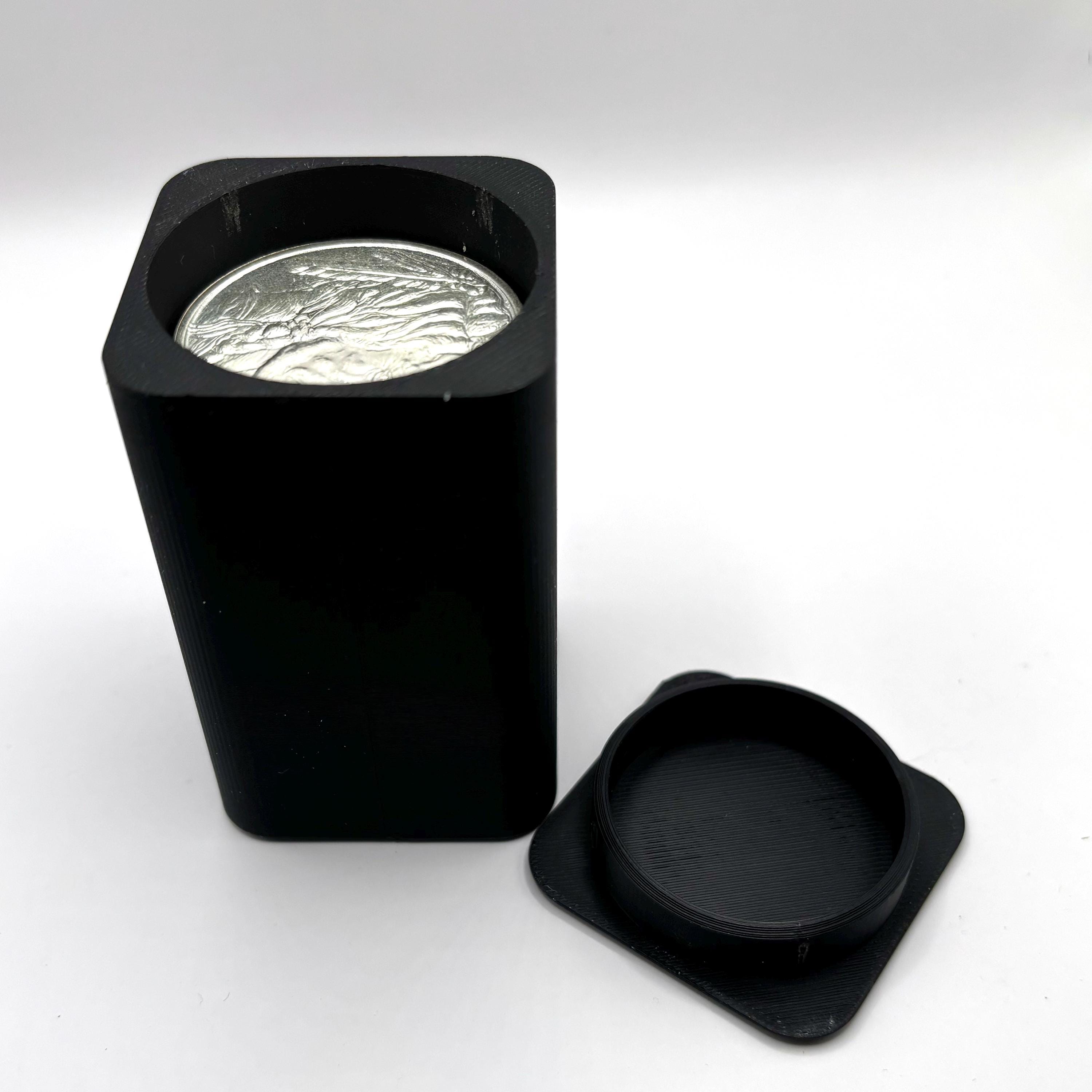 Silver Coin Tube 40mm and Smaller 3D Printed - Etsy