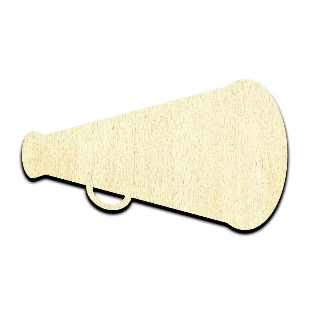 Megaphone Laser Cut Out Unfinished Wood Shape Craft - Etsy