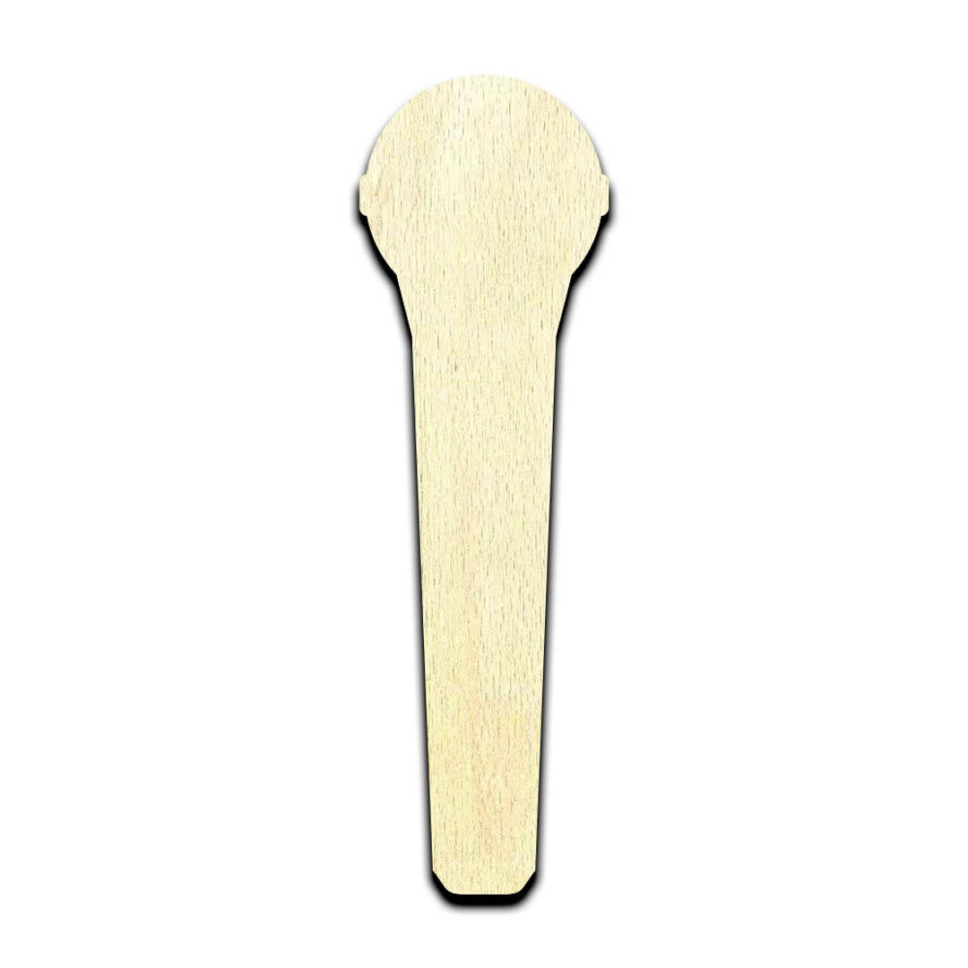 Microphone Laser Cut Out Unfinished Wood Shape Craft Supply - Etsy