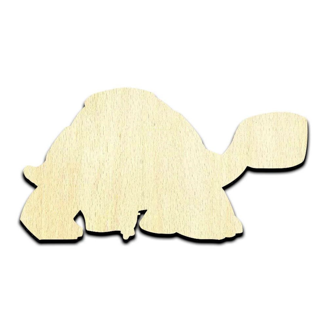 Tortoise Turtle Laser Cut Out Unfinished Wood Shape Craft Supply - Etsy