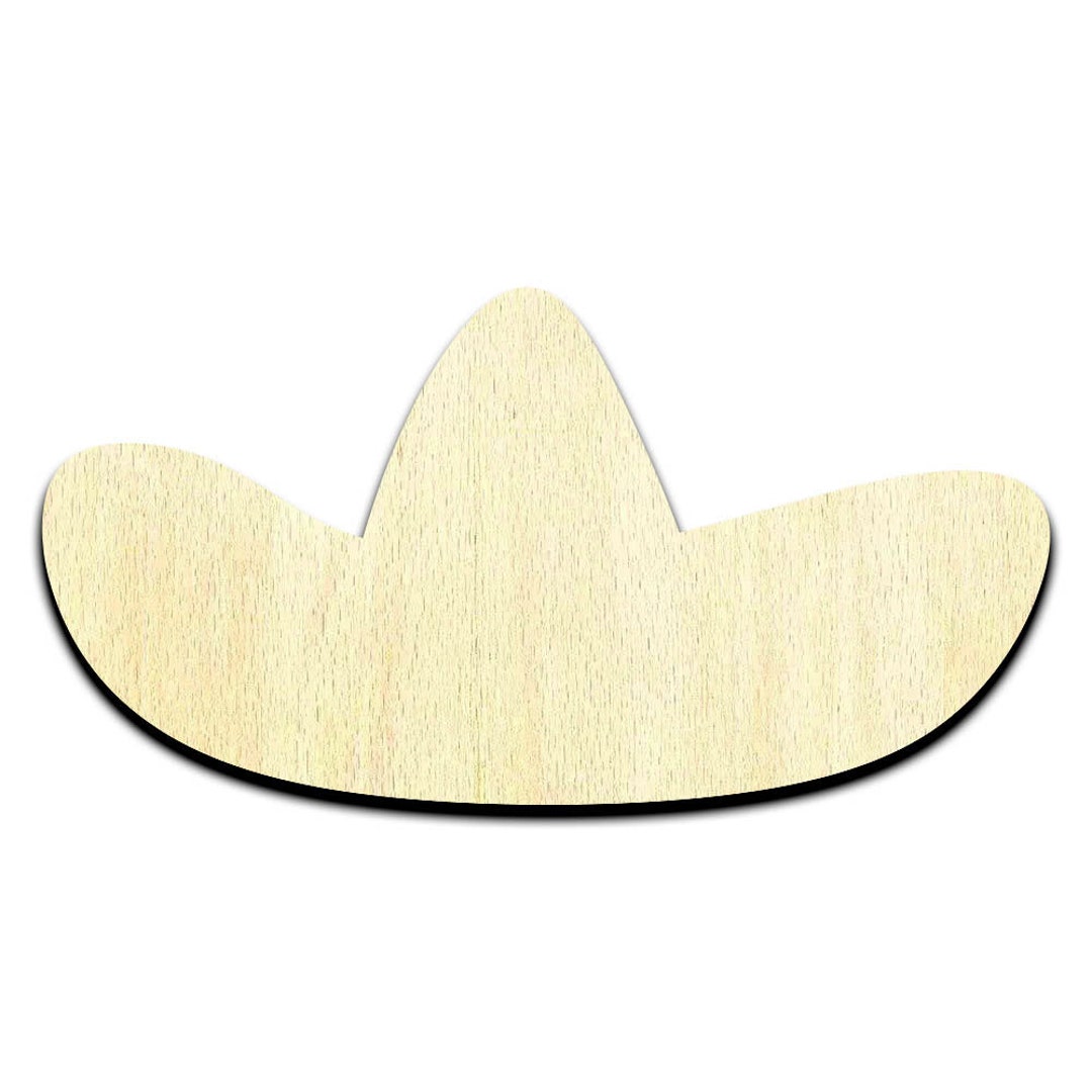 Sombrero Laser Cut Out Unfinished Wood Shape Craft Supply - Etsy.de