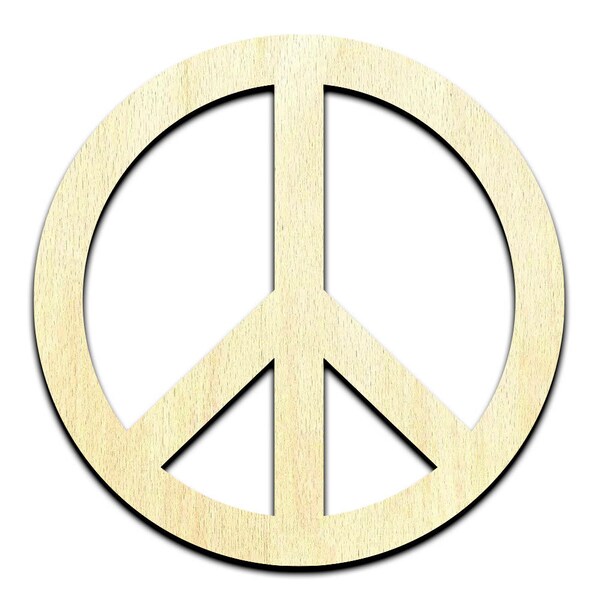 Wood Peace Symbol - Etsy