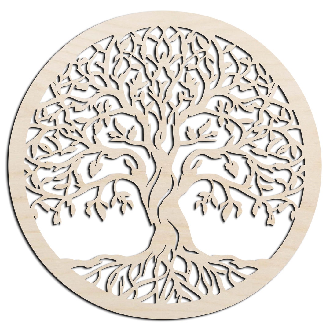 Tree of Life 3 Laser Cut Out Unfinished Wood Shape Craft Supply - Etsy
