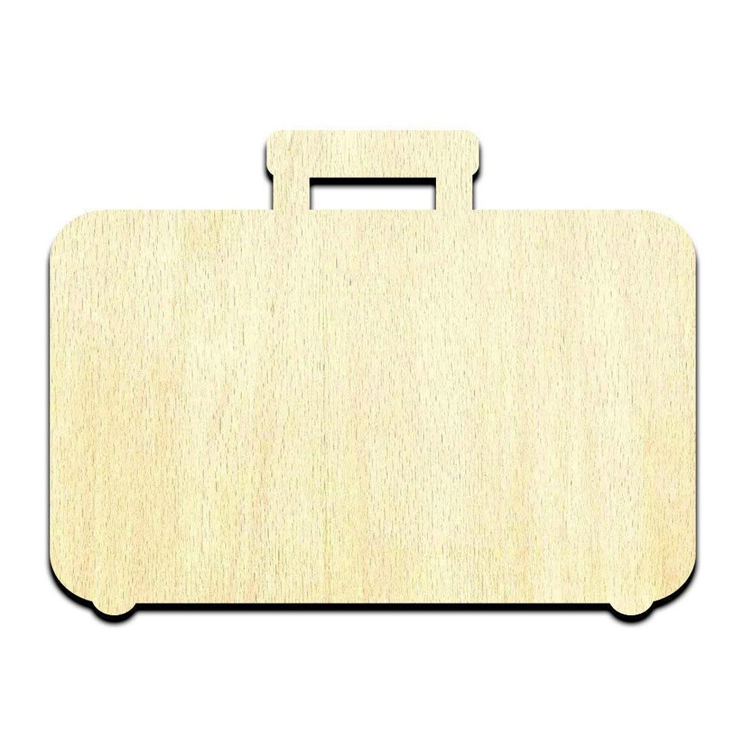Suitcase Briefcase Laser Cut Out Unfinished Wood Shape Craft Supply - Etsy