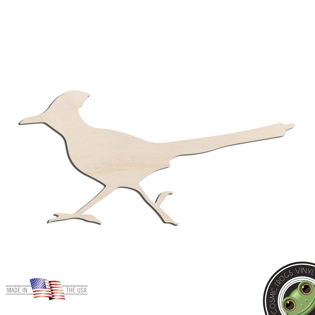 Road Runner Laser Cut Out Unfinished Wood Shape Craft Supply - Etsy ...
