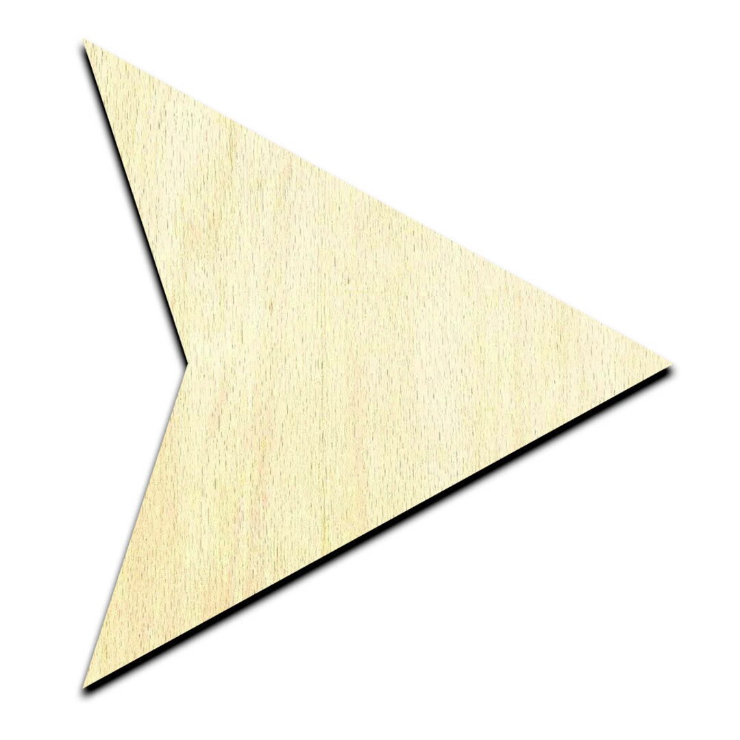 Arrow 5 State Laser Cut Out Unfinished Wood Shape Craft Supply - Etsy