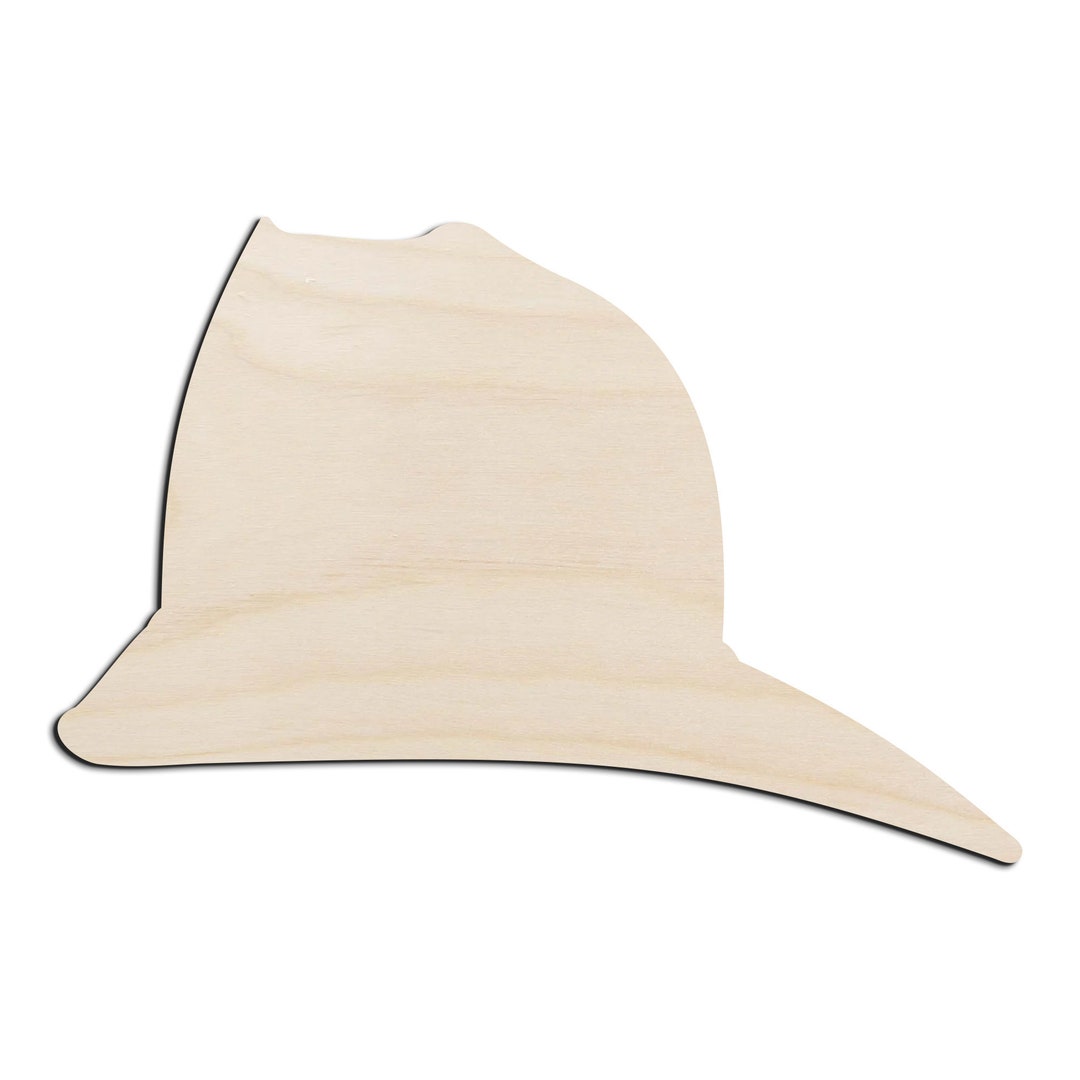Fire Fighters Helmet Laser Cut Out Unfinished Wood Shape Craft Supply ...