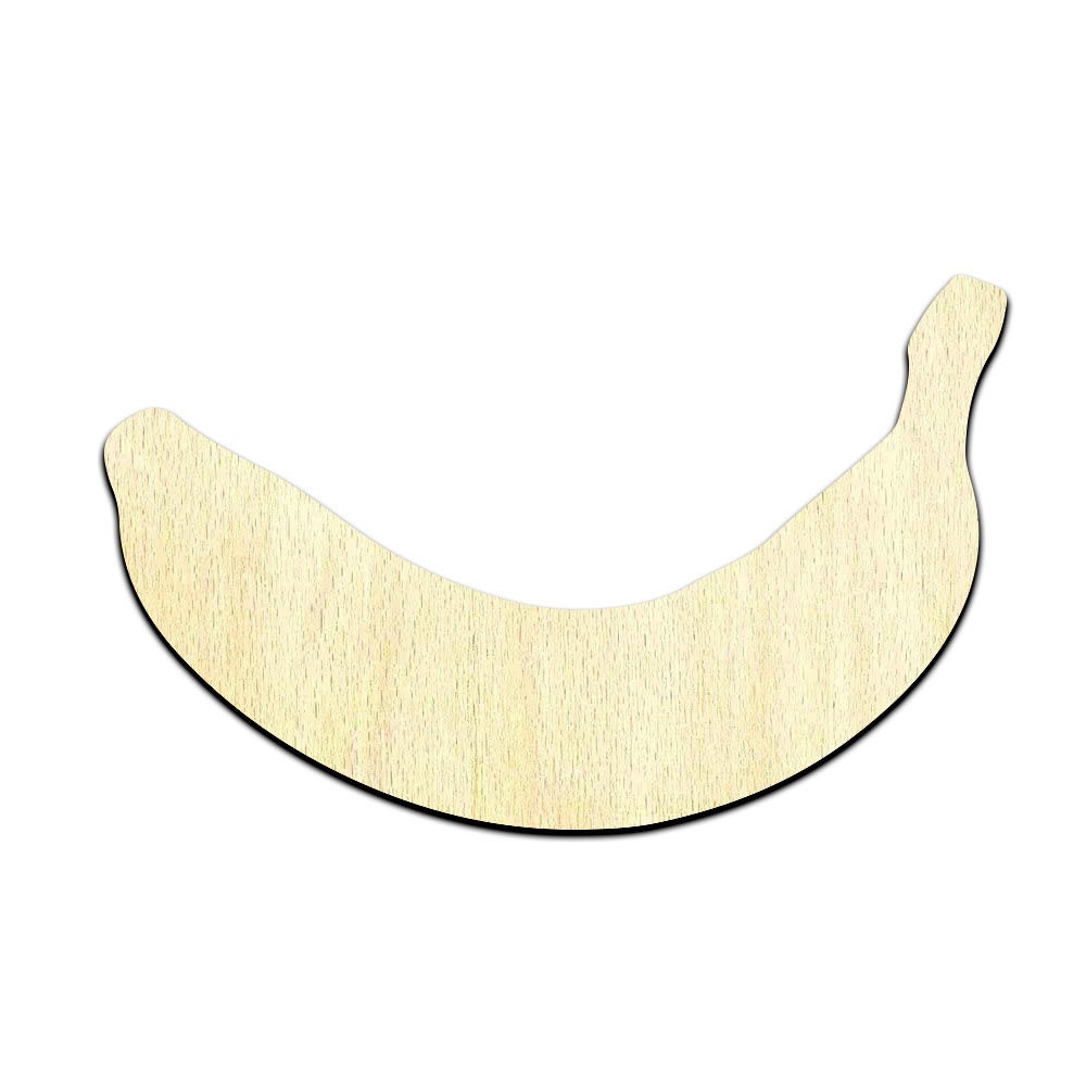 Banana Laser Cut Out Unfinished Wood Shape Craft Supply | Etsy