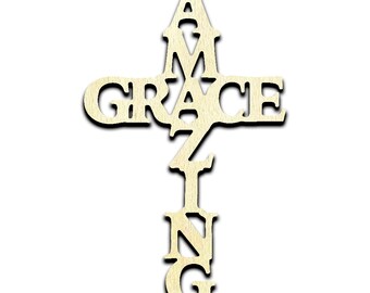 Cross Laser Cut Out Unfinished Wood Shape Craft Supply ESR21 - Etsy