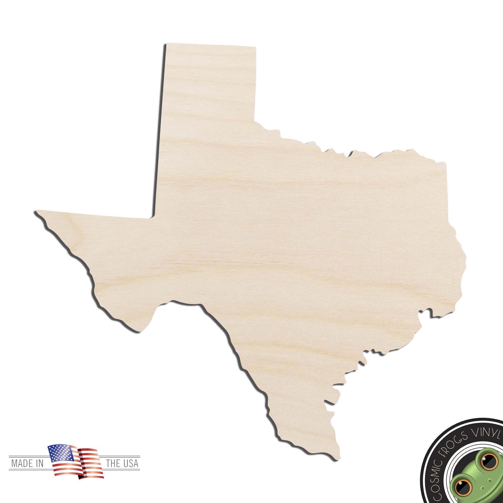 Texas Party Favors Texas State Cutout | Wooden State Cutout For Sale