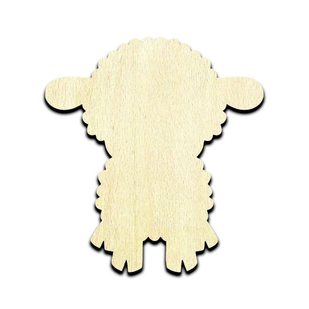 Lamb Baby Sheep Laser Cut Out Unfinished Wood Shape Craft Supply - Etsy