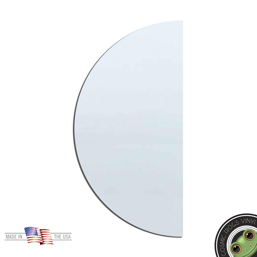 Half Circle Laser Cut Out Acrylic Shape Craft Supply - Etsy