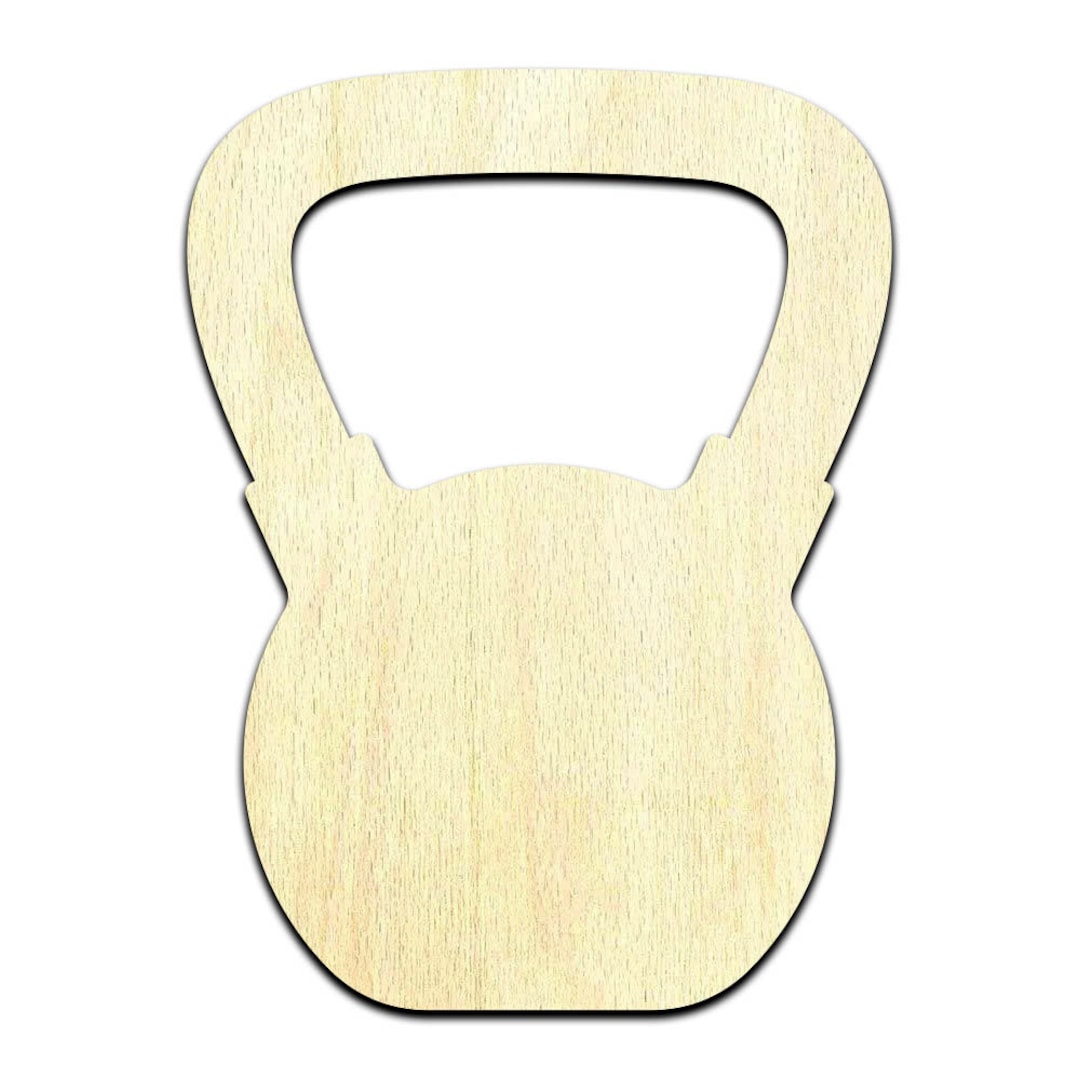 Kettlebell Weights Laser Cut Out Unfinished Wood Shape Craft Supply - Etsy