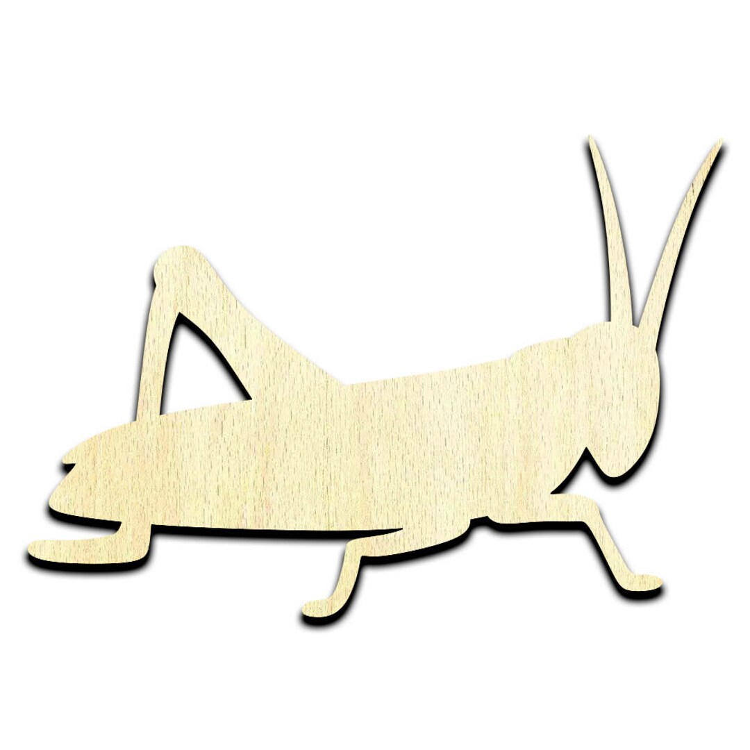 Grasshopper Laser Cut Out Unfinished Wood Shape Craft Supply - Etsy
