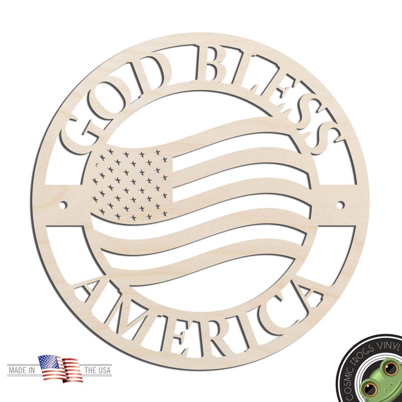 God Bless America Sign - Etsy