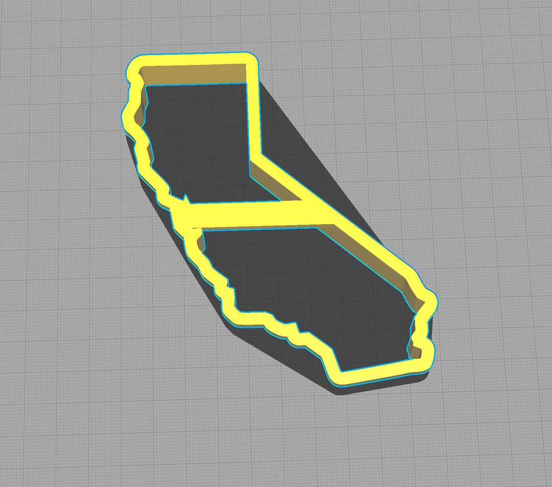 California State Shaped Cookie Cutter - Etsy