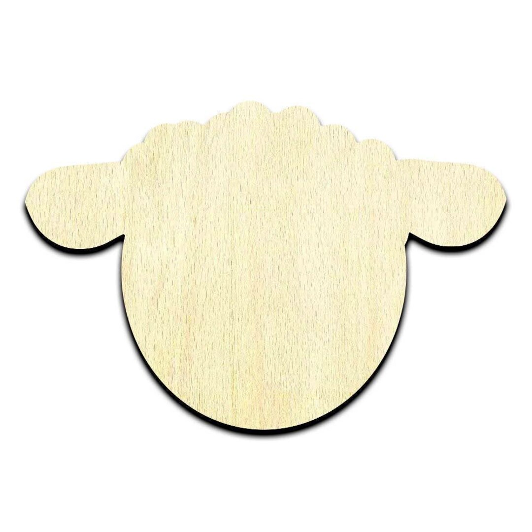 Sheep Head Laser Cut Out Unfinished Wood Shape Craft Supply - Etsy