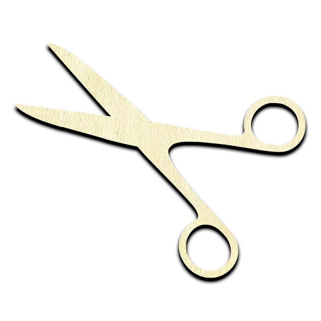 Scissors #2 Laser Cut Out Unfinished Wood Shape Craft Supply - Etsy