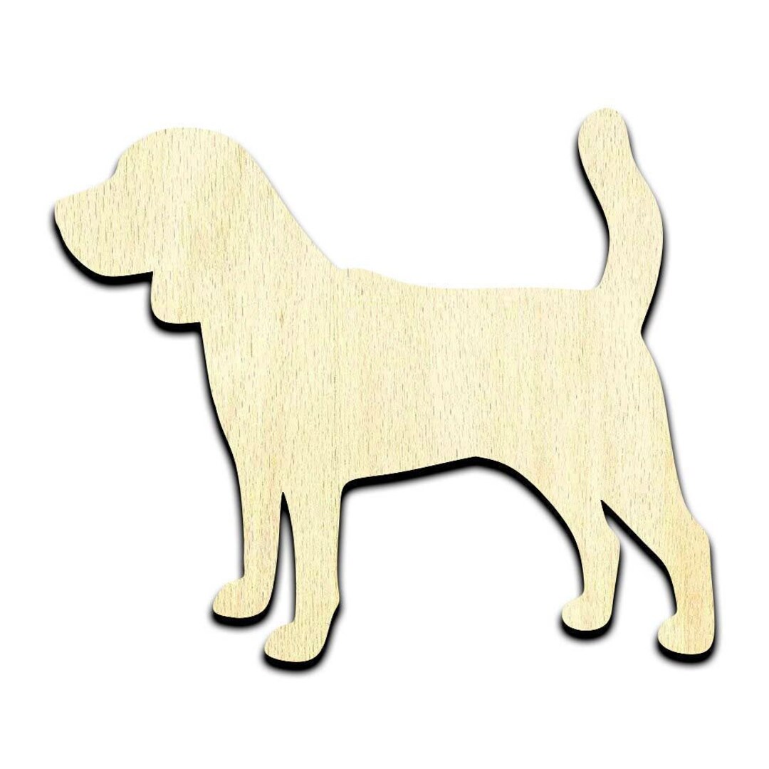 Beagle Dog Puppy Laser Cut Out Unfinished Wood Shape Craft Supply - Etsy