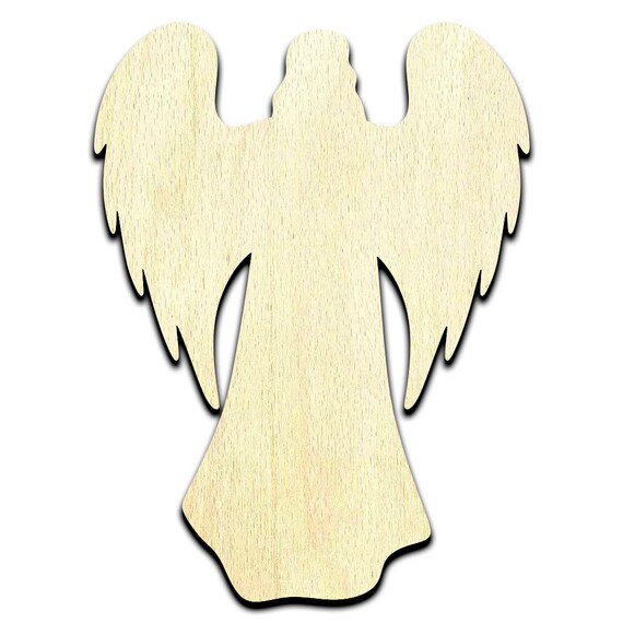 Angel Laser Cut Out Unfinished Wood Shape Craft Supply | Etsy