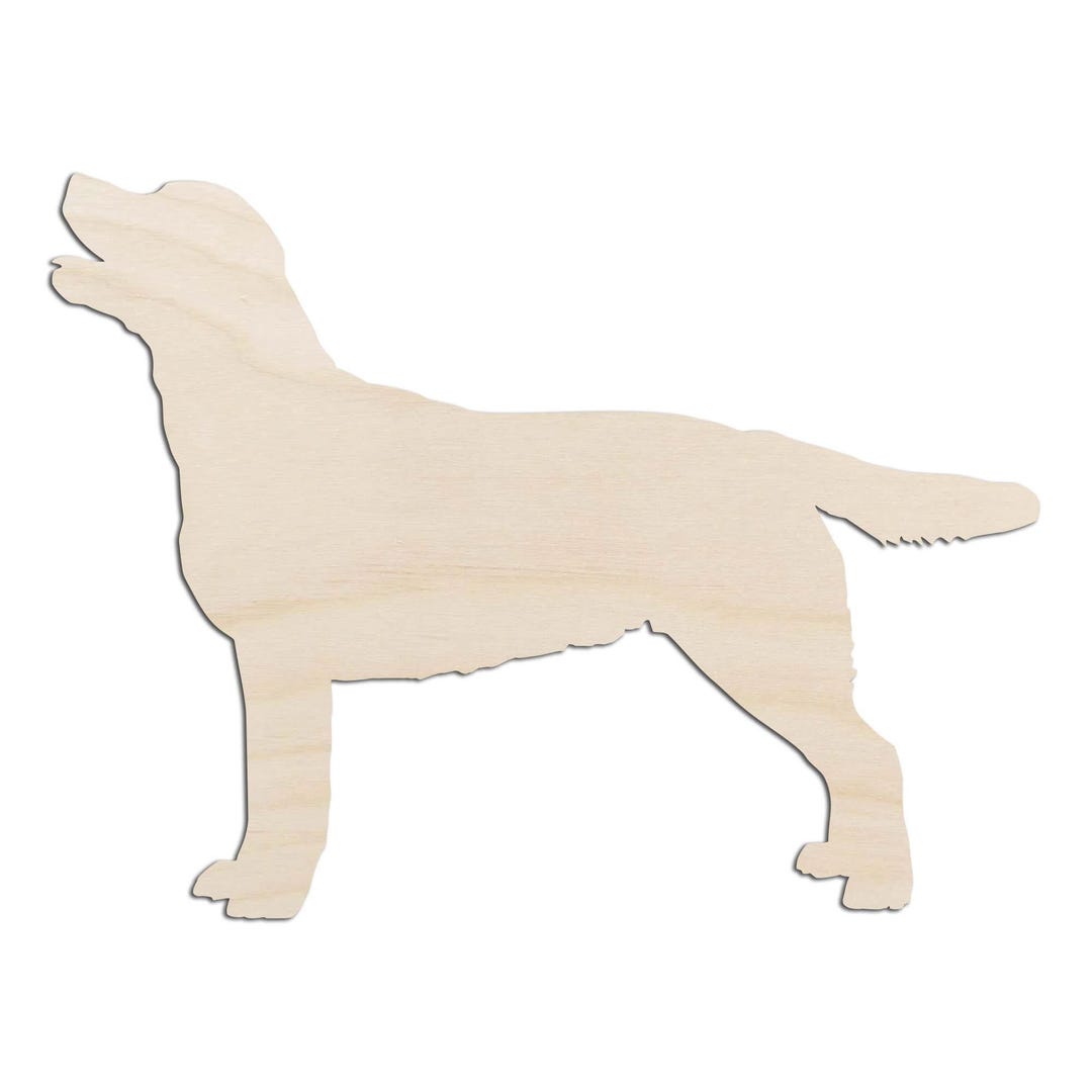 Labrador Dog Puppy Laser Cut Out Unfinished Wood Shape Craft Supply - Etsy