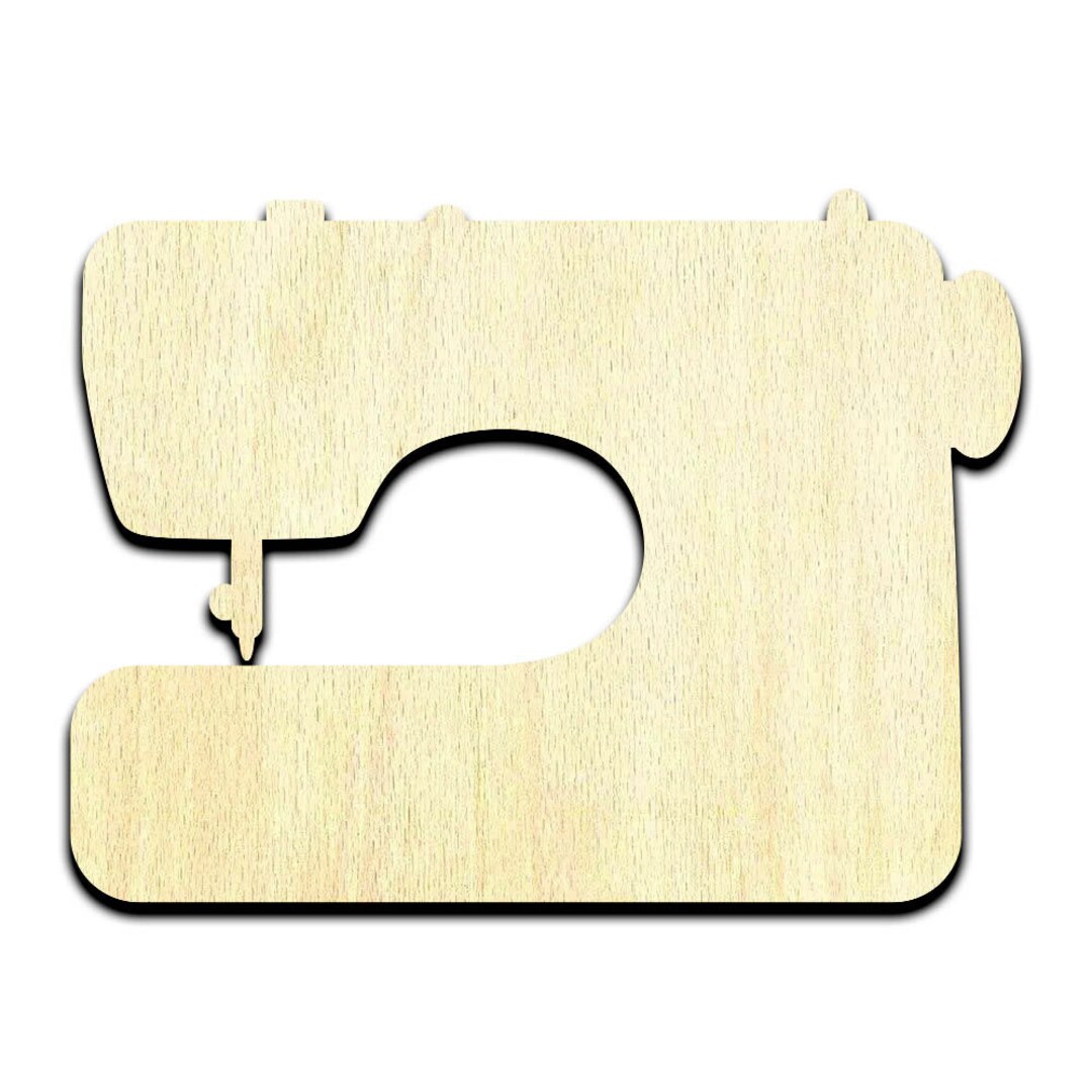 Sewing Machine Laser Cut Out Unfinished Wood Shape Craft Supply - Etsy