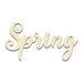 Spring Word Text Laser Cut Out Unfinished Wood Shape Craft - Etsy
