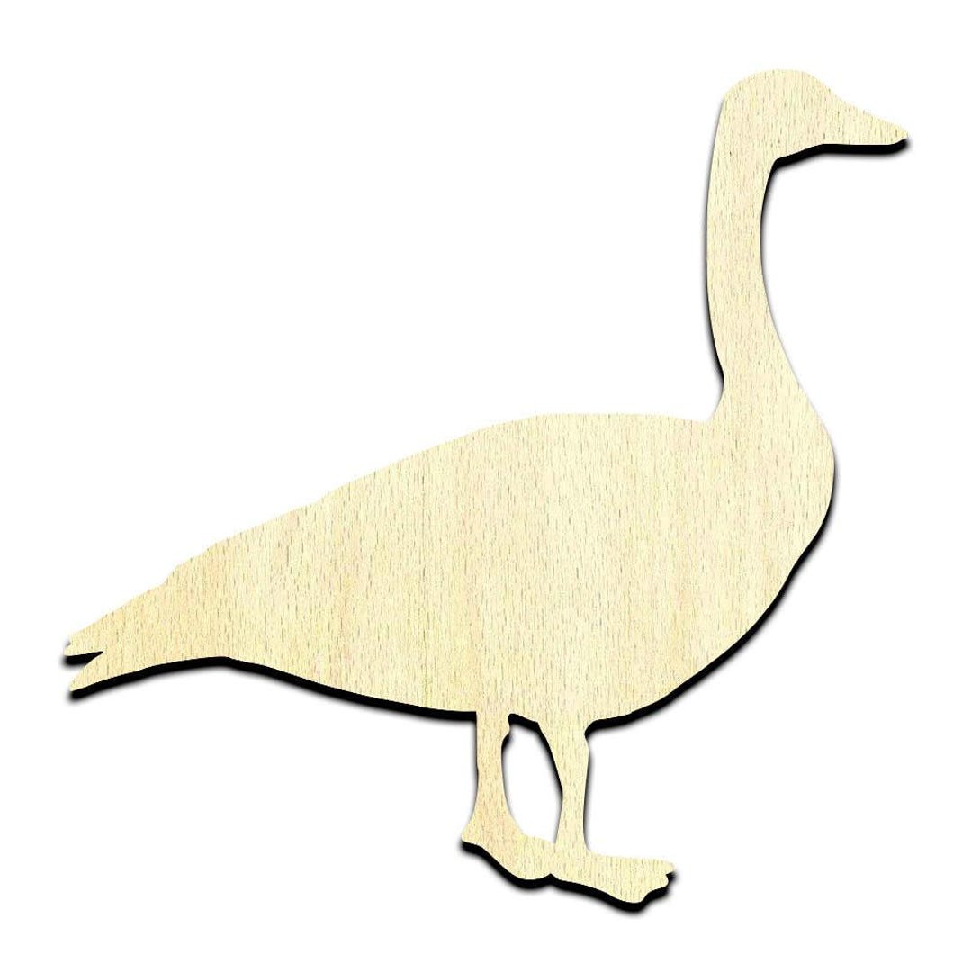 Goose Laser Cut Out Unfinished Wood Shape Craft Supply - Etsy