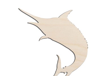 Fish Laser Cut Out Unfinished Wood Shape Craft Supply FSH45 - Etsy