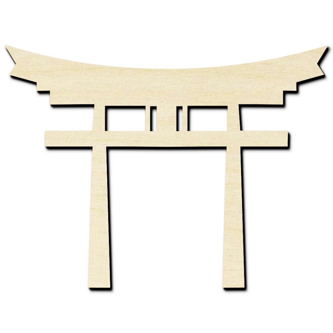 Japanese Torii Gate Laser Cut Out Unfinished Wood Shape Craft - Etsy