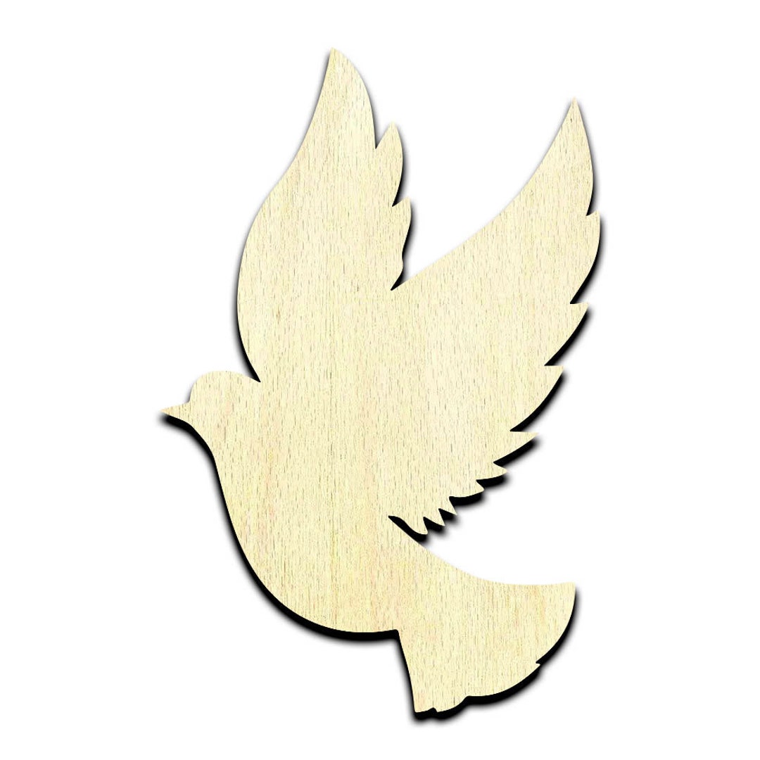 Dove 2 Laser Cut Out Unfinished Wood Shape Craft Supply - Etsy