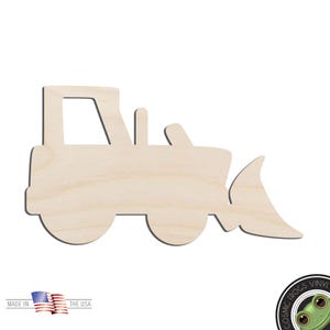 Bulldozer Tractor Laser Cut Out Unfinished Wood Shape Craft Supply - Etsy