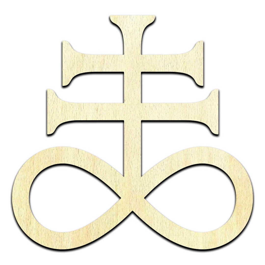 Leviathan Cross Sigil Laser Cut Out Unfinished Wood Shape Craft Supply ...