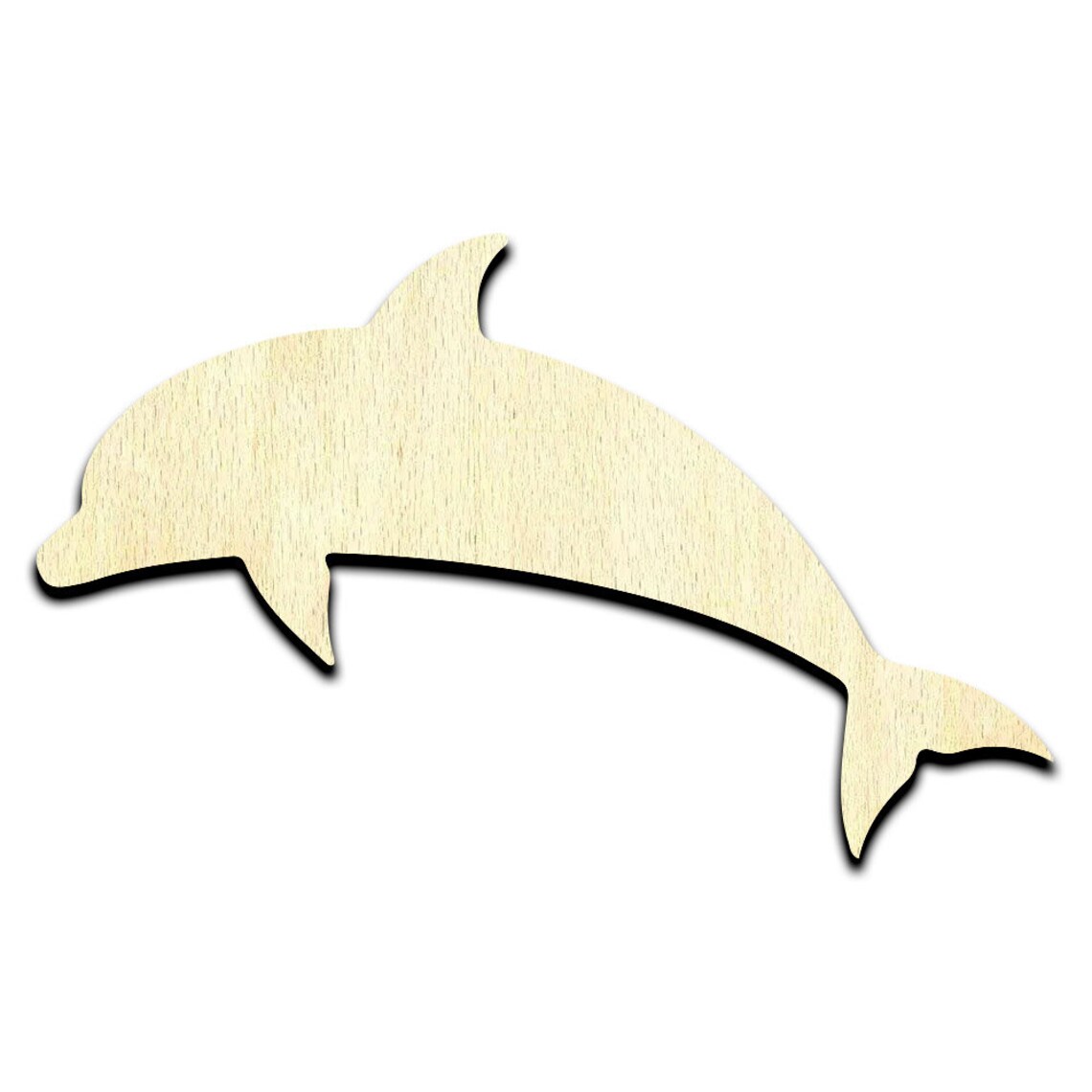 Dolphin Laser Cut Out Unfinished Wood Shape Craft Supply | Etsy