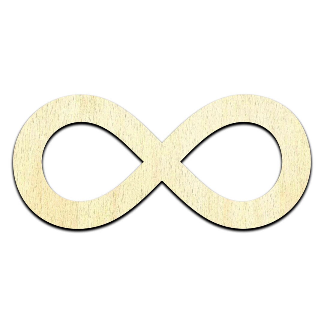 Infinity Symbol Laser Cut Out Unfinished Wood Shape Craft Supply - Etsy