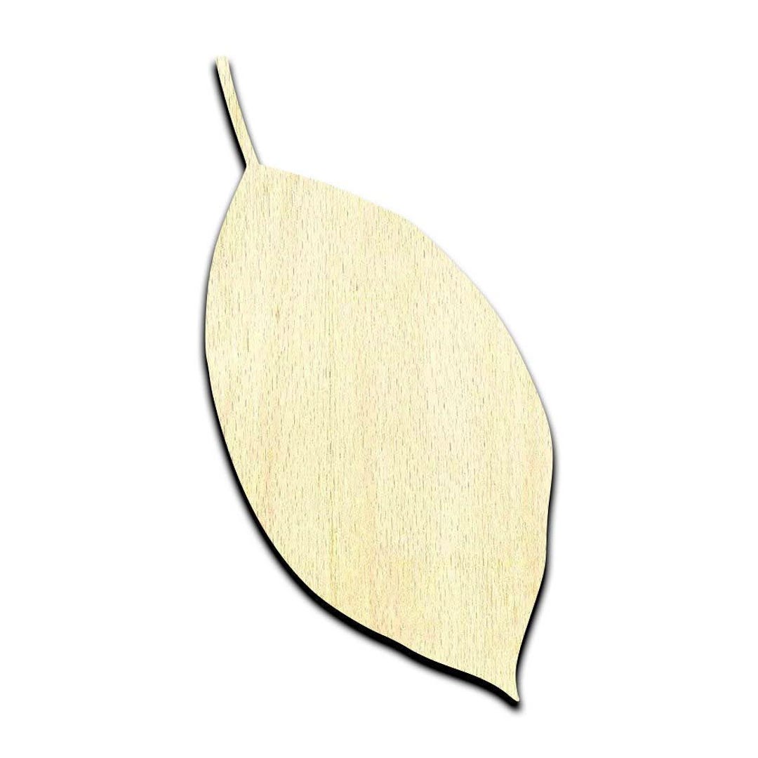 Cherry Tree Leaf Laser Cut Out Unfinished Wood Shape Craft Supply - Etsy