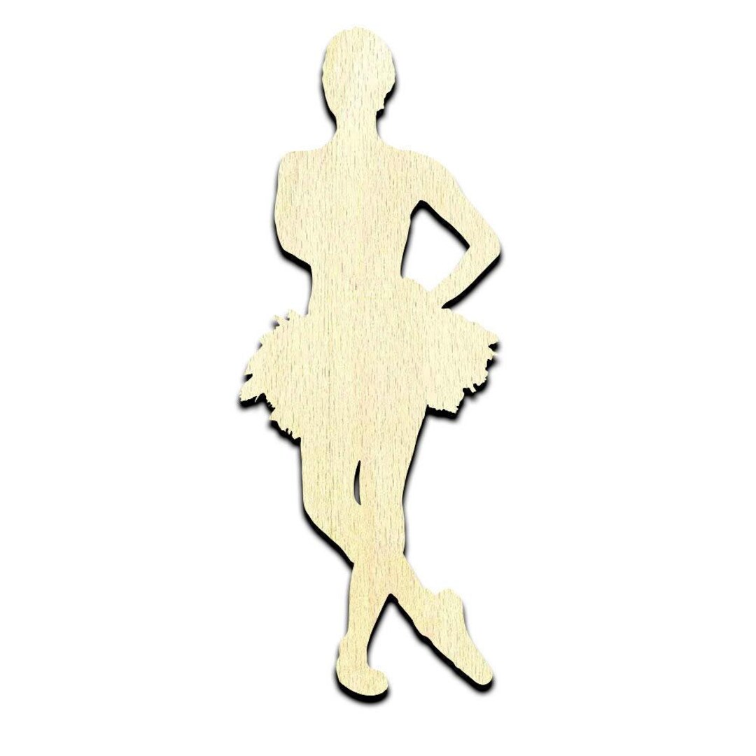 Ballet Ballerina Dance 1 Cut Out Unfinished Wood Shape Craft Supply - Etsy