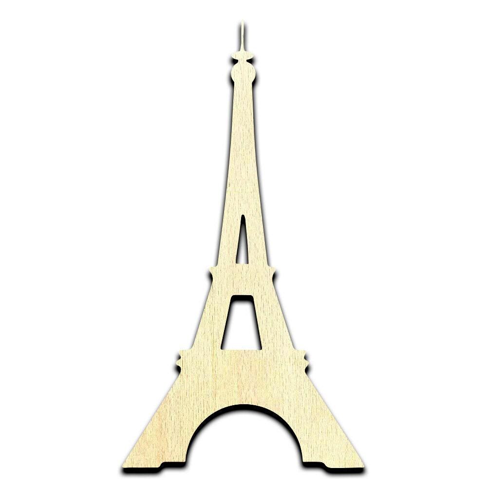 Eiffel Tower Laser Cut Out Unfinished Wood Shape Craft Supply - Etsy
