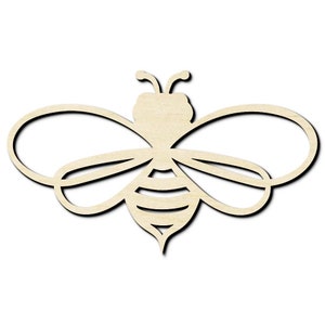 Bumble Bee 2 Laser Cut Out Unfinished Wood Shape Craft - Etsy
