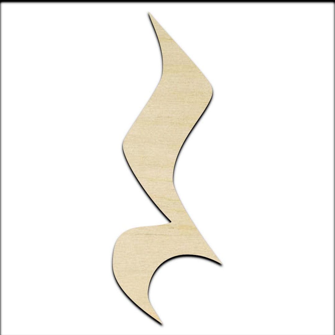 Rest Music Symbol Laser Cut Out Unfinished Wood Shape Craft - Etsy