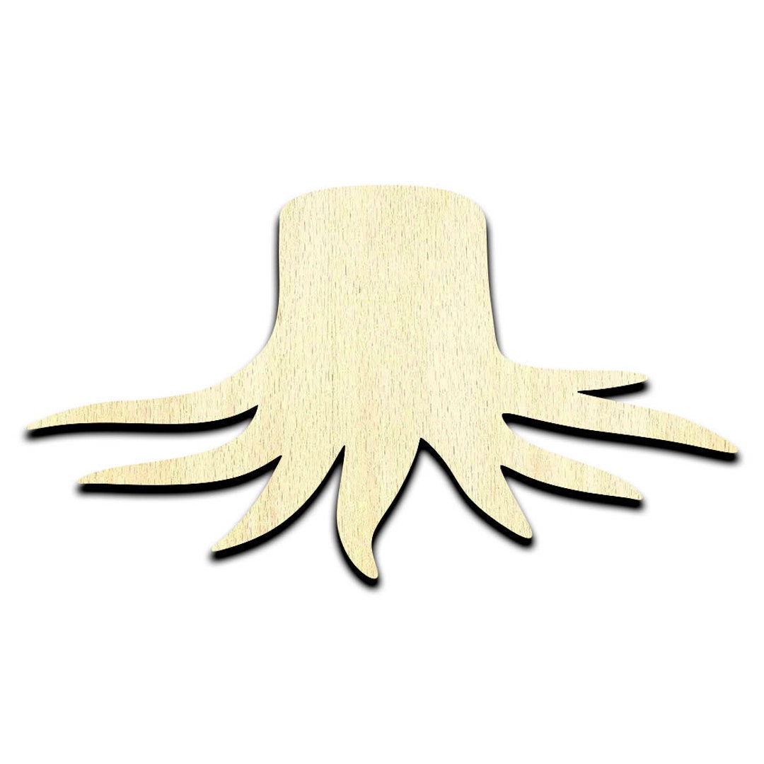 Tree Stump Laser Cut Out Unfinished Wood Shape Craft Supply - Etsy