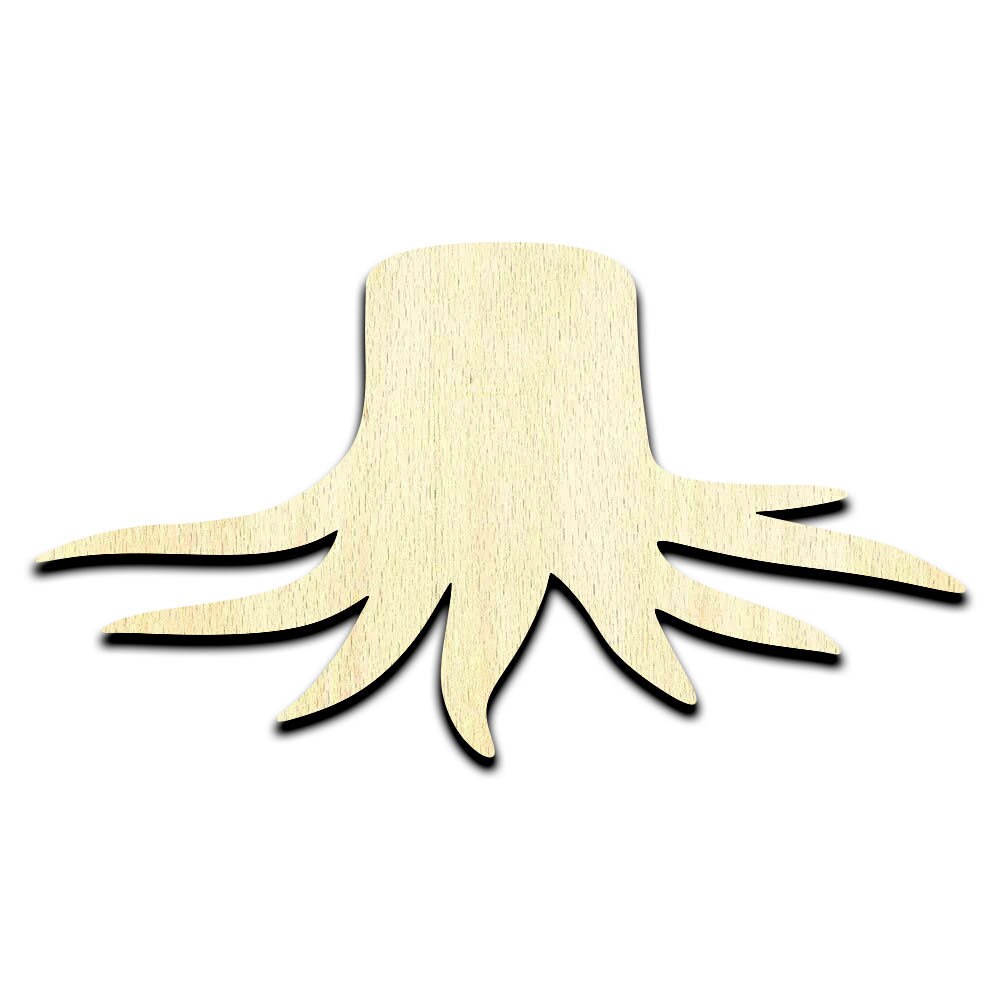 Tree Stump Laser Cut Out Unfinished Wood Shape Craft Supply - Etsy