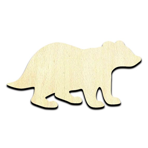Craft Supplies & Tools Wood Craft Supplies Wood Badger Shape ...