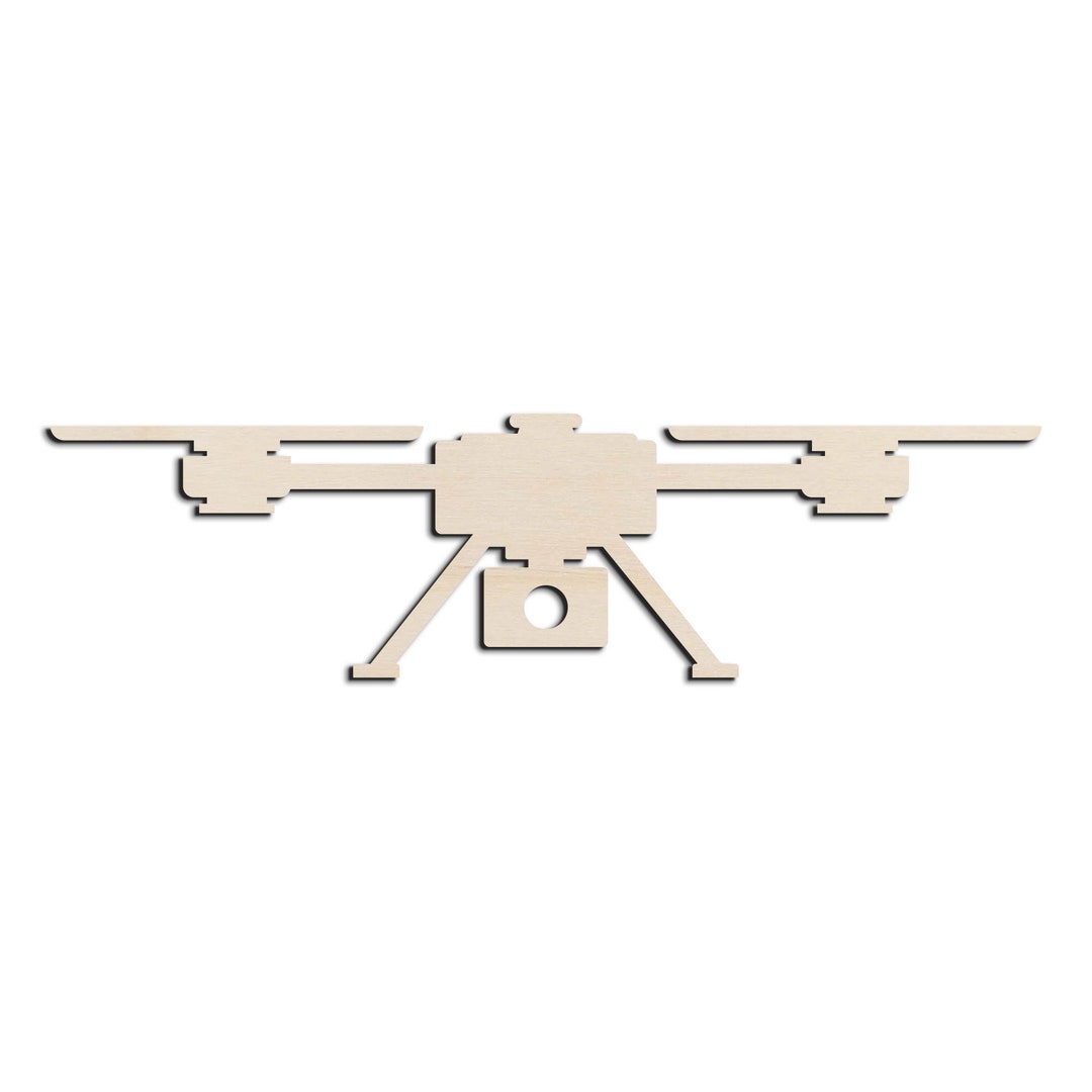 Drone Laser Cut Out Unfinished Wood Shape Craft Supply - Etsy