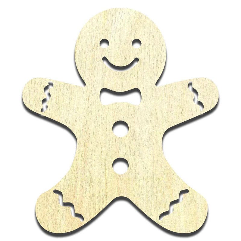Wood Gingerbread Man - Etsy