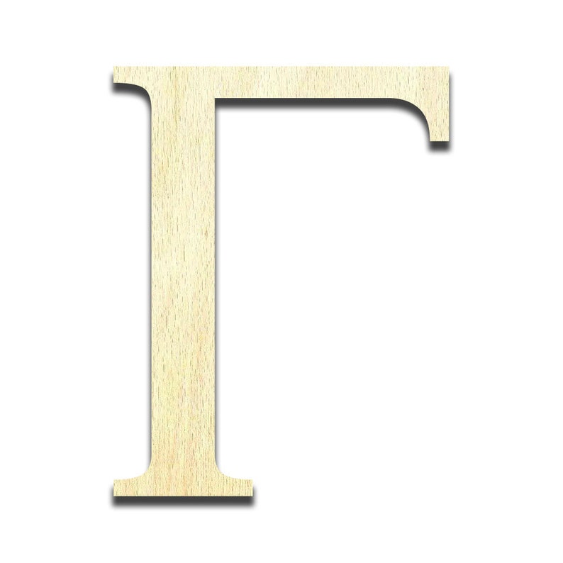 Gamma Greek Alphabet Laser Cut Out Unfinished Wood Shape Craft - Etsy