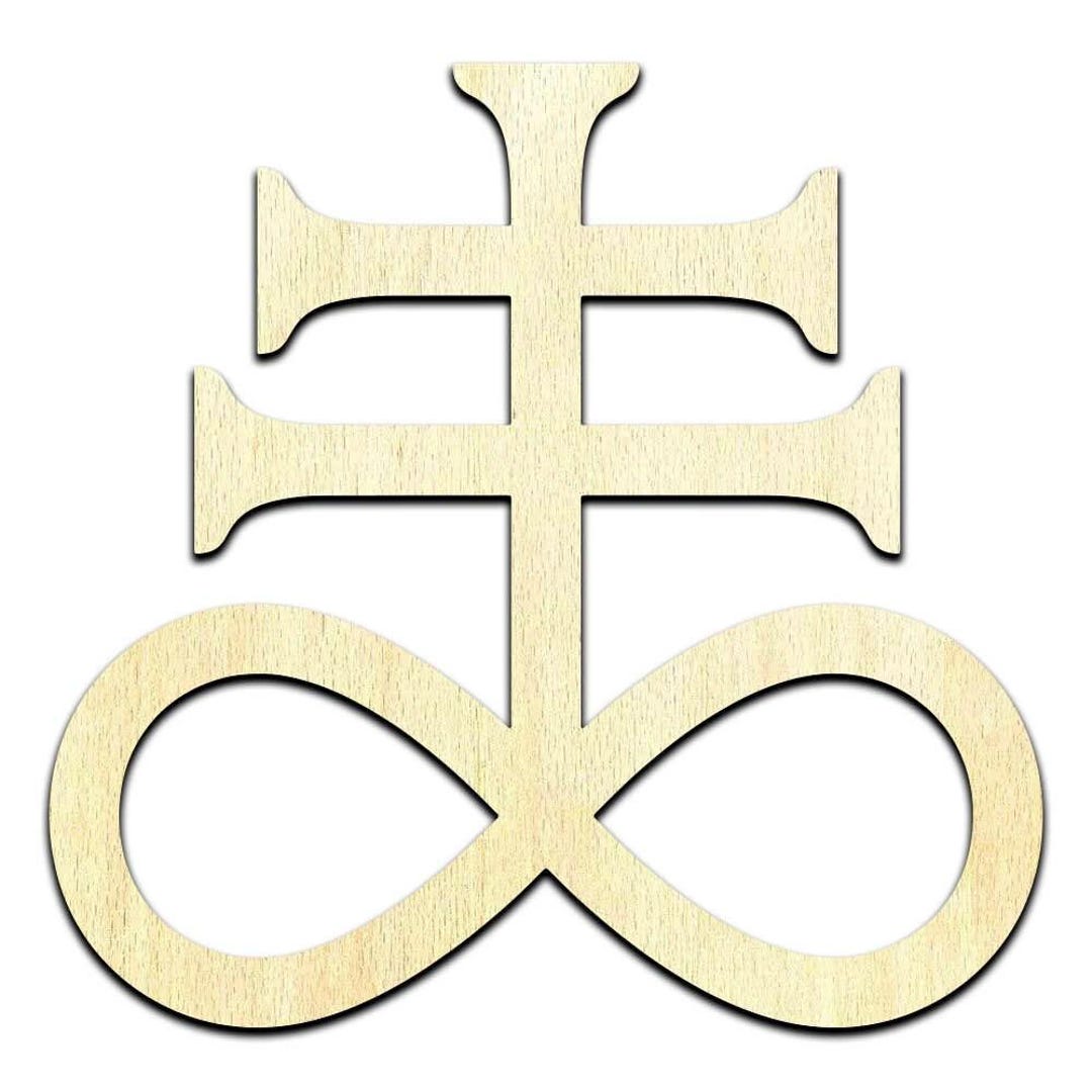 Leviathan Cross Sigil Laser Cut Out Unfinished Wood Shape Craft Supply ...
