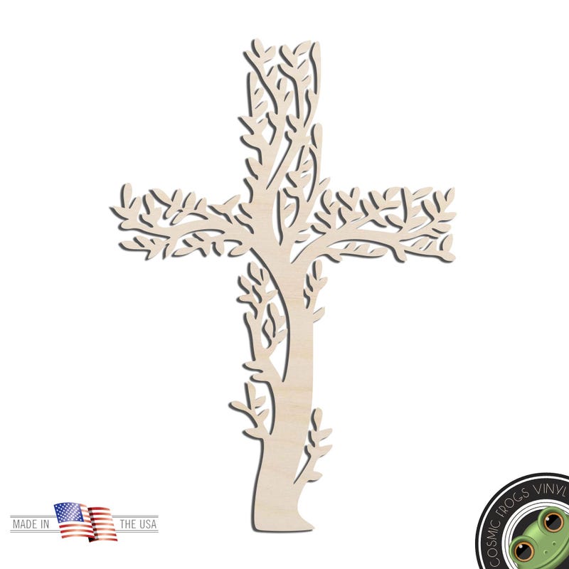 Large Cross Wood Cut Out - Etsy